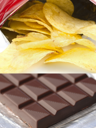 The Burning Question*: If you have chocolate and crisps, which do you ...